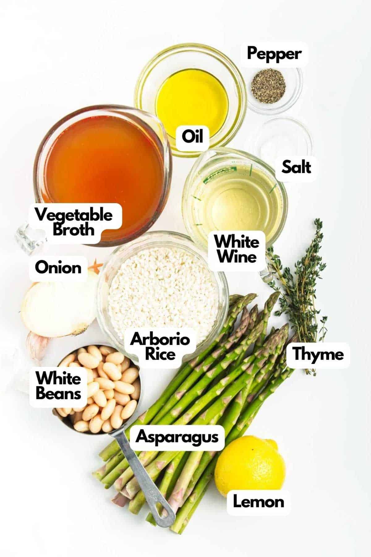 Creamy Quick Asparagus and White Bean Risotto Recipe