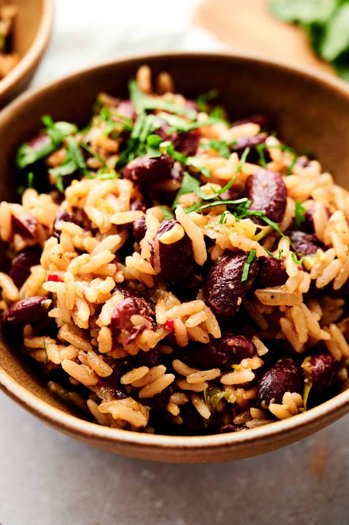 Easy Caribbean Rice and Beans - Two City Vegans