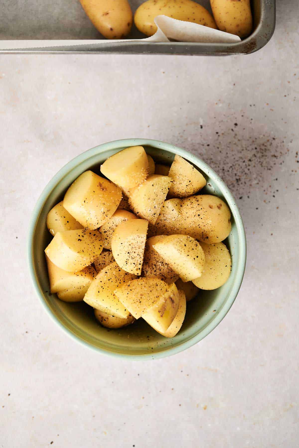 Crispy Vegan Roasted Potatoes - Two City Vegans