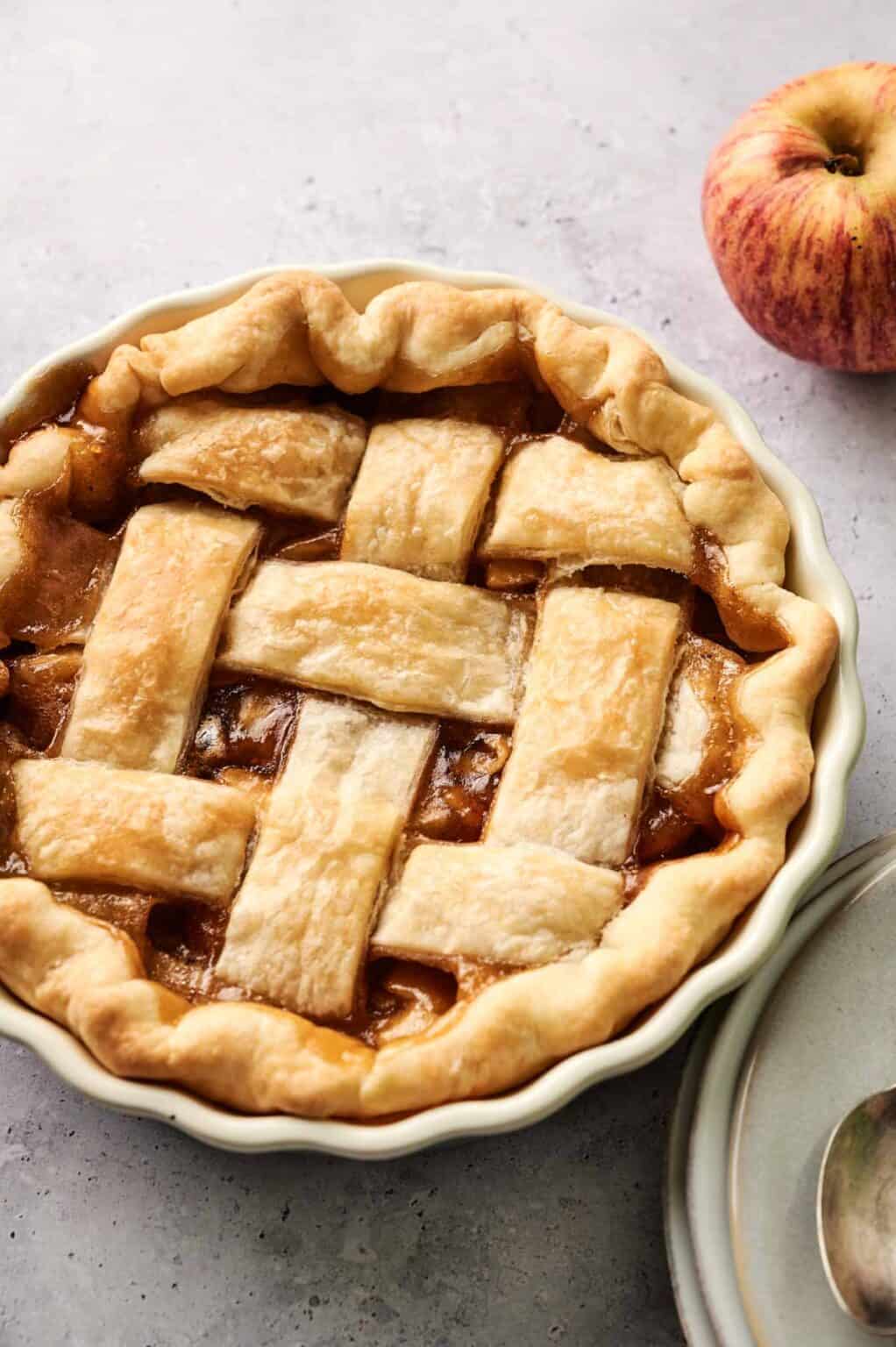 Lattice Crust Vegan Apple Pie Recipe - Two City Vegans